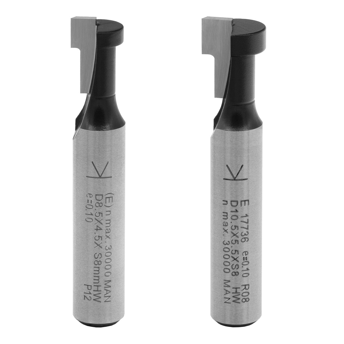 ENT 09045 4-tlg T-Nutfraeser-Set M5 M6 M8 M10 Schrauben, 134,90
